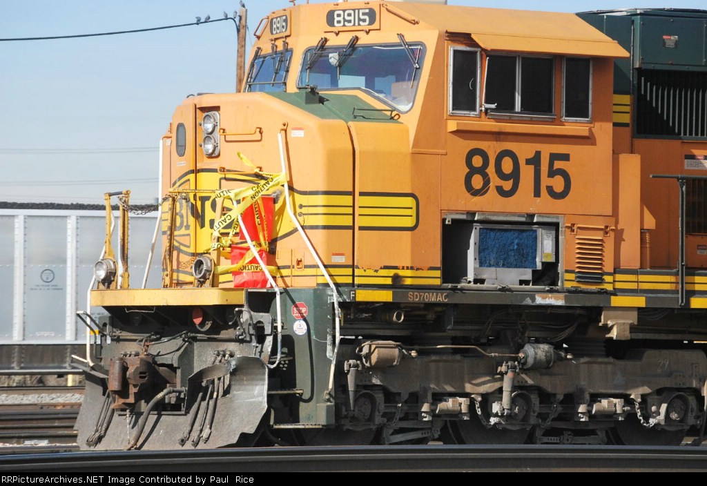 BNSF 8915 Damaged In An Accident In Denver